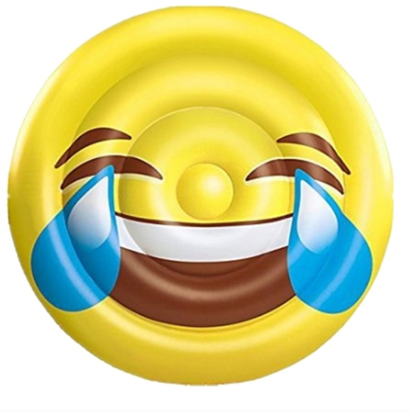 Big Mouth | Other | Nwt Giant Tears Of Joy Emoji Pool Float | Poshmark